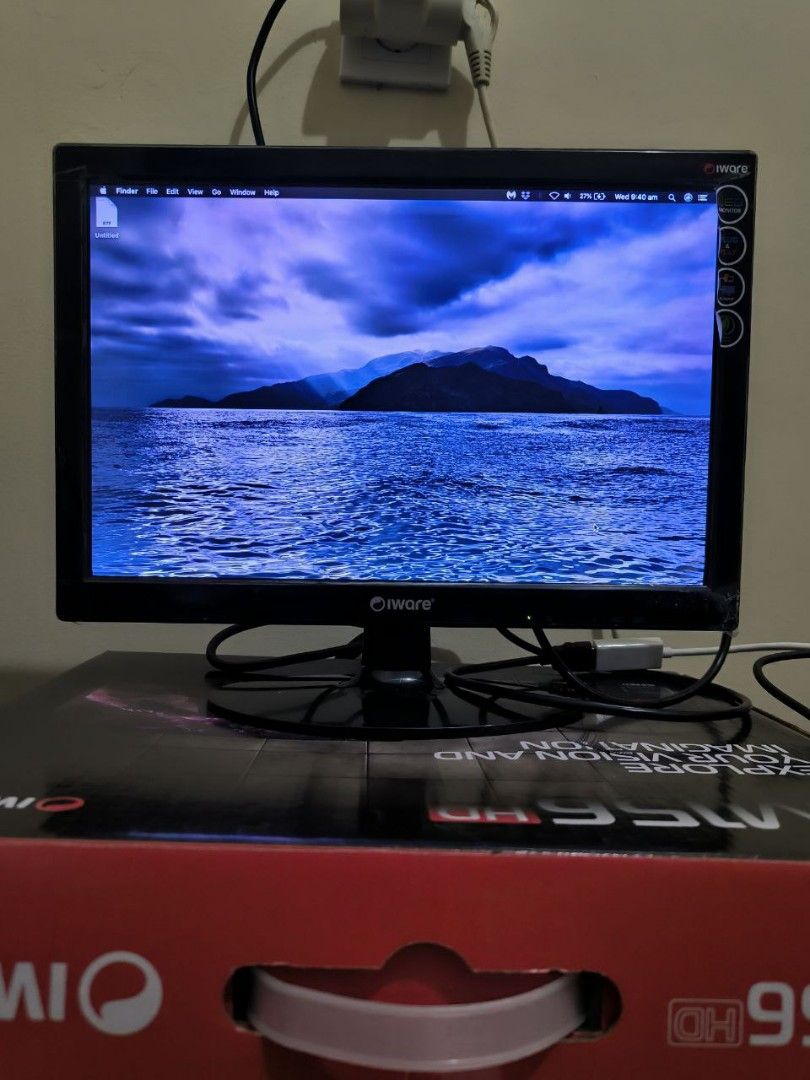 Monitor Layar Screen baru 99% 16 inch - TV CCTV Kantor, Elektronik ...