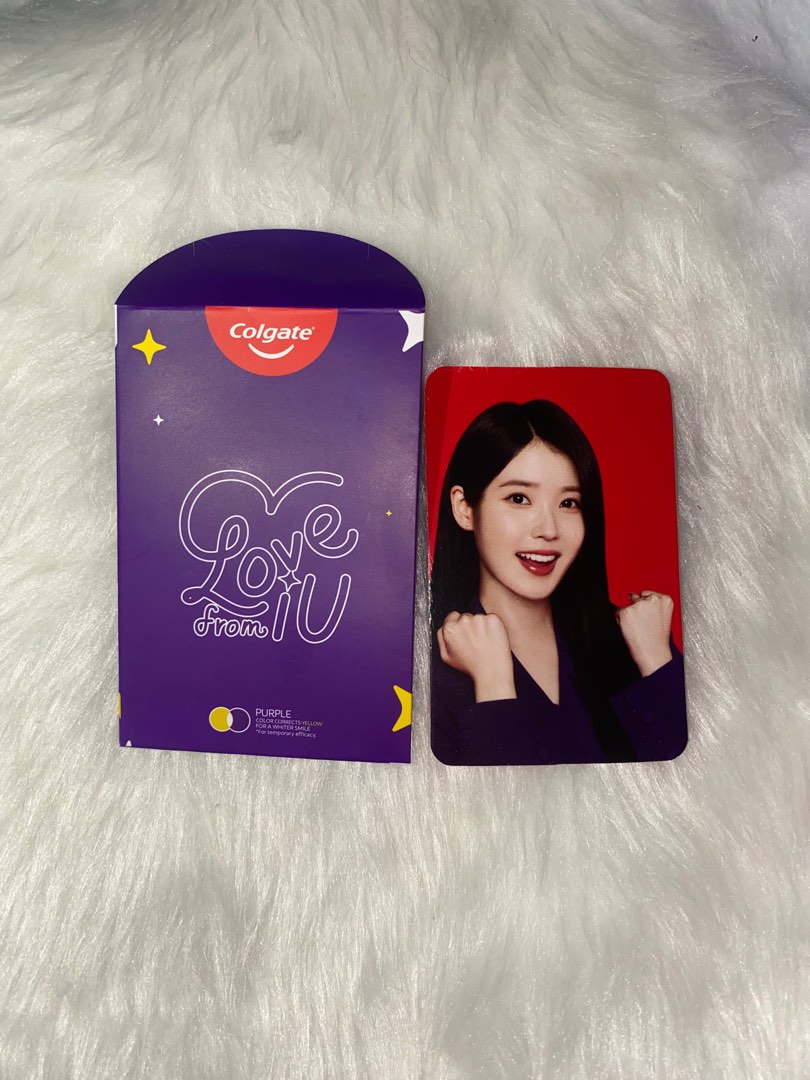 OFFICIAL IU Photocard IU Colgate Optic White Photocard, Hobbies & Toys ...