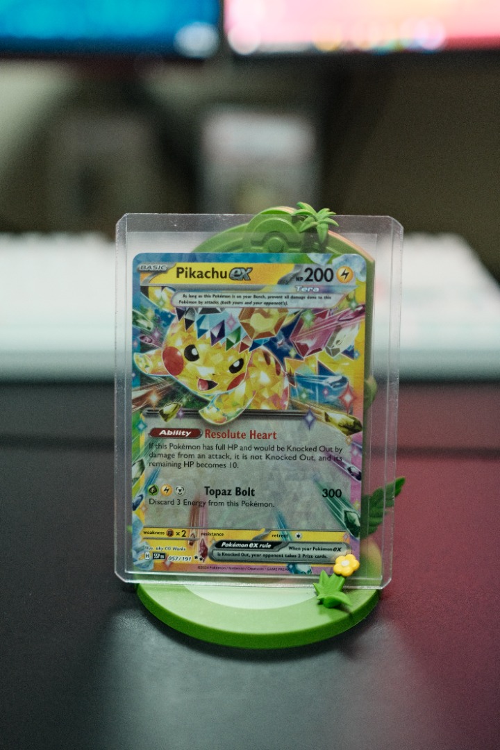 Pokemon Surging Sparks Pikachu ex 57/191, Hobbies & Toys, Toys & Games ...