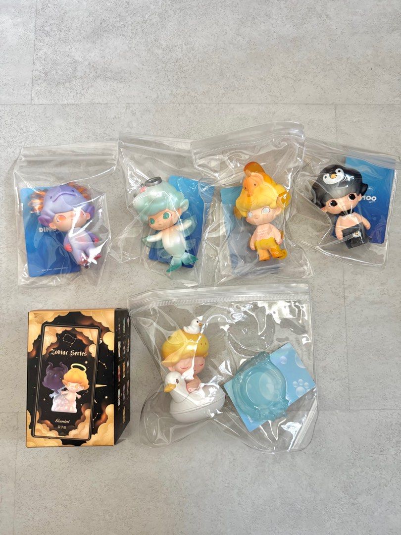 Popmart Dimoo x 6pc Pets Vacation / Zodiac/ Aquarium, Hobbies & Toys ...