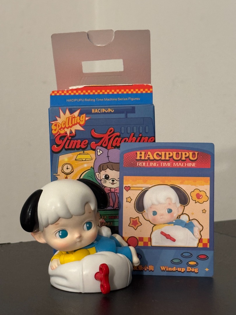 [POPMART] HACIPUPU Rolling Time Machine Series Figures 'Wind-up dog ...