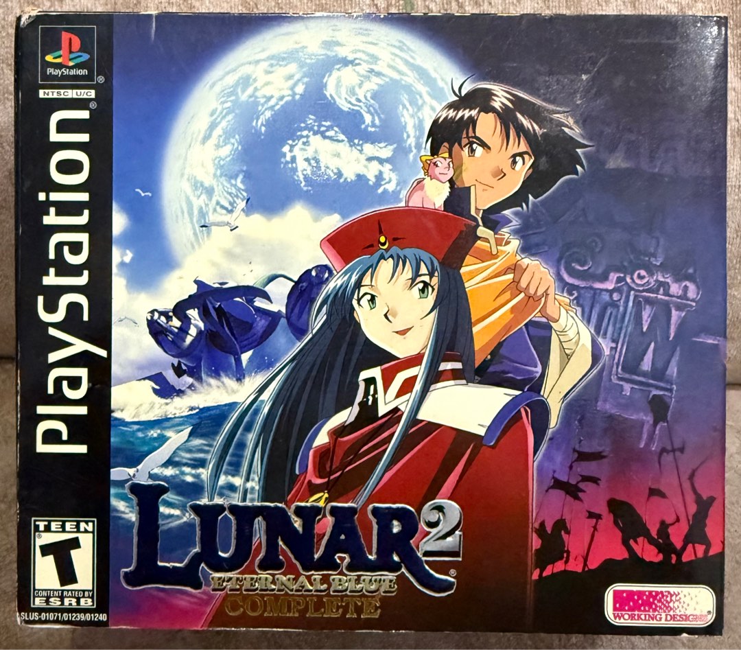 PS1 LUNAR 2: ETERNAL BLUE COMPLETE COLLECTORS EDITION, Video Gaming ...