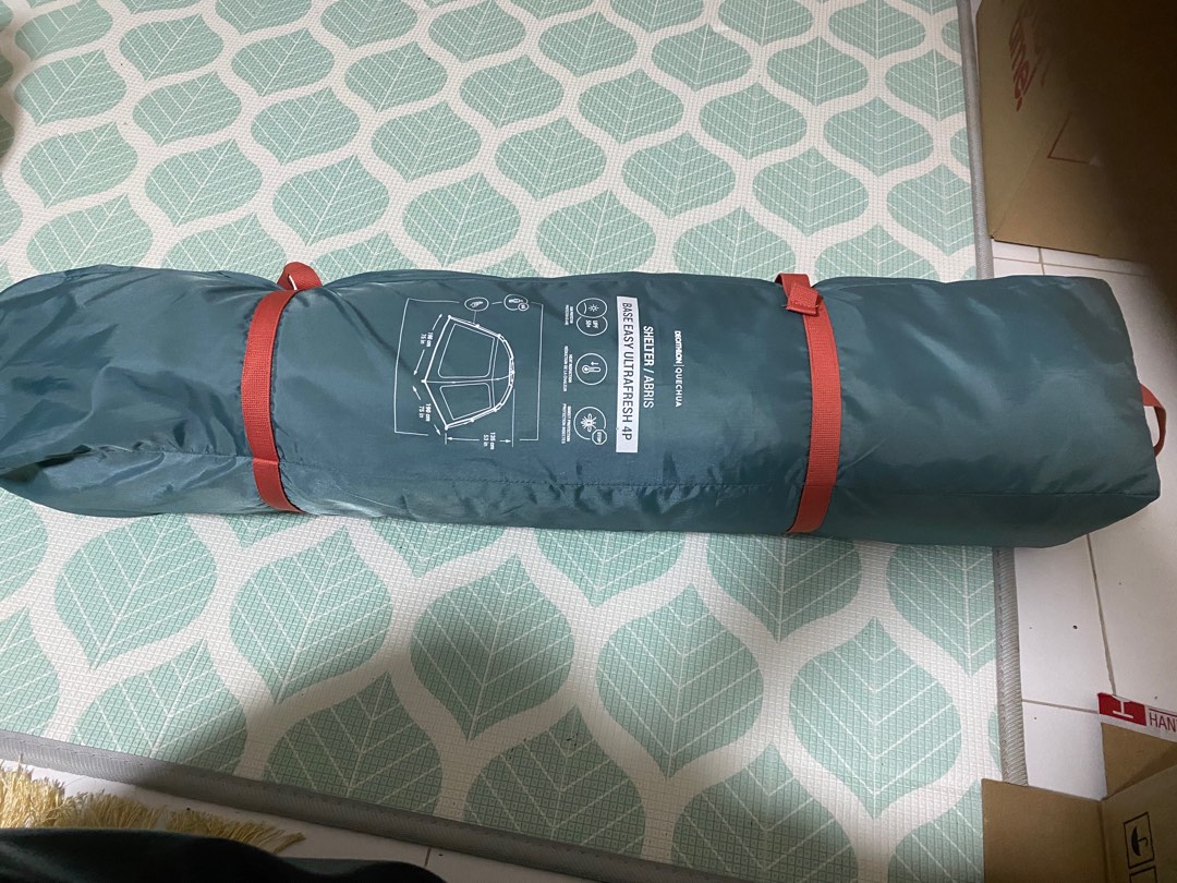 Quechua Base Easy UltraFresh 4P Tent, Sports Equipment, Hiking ...