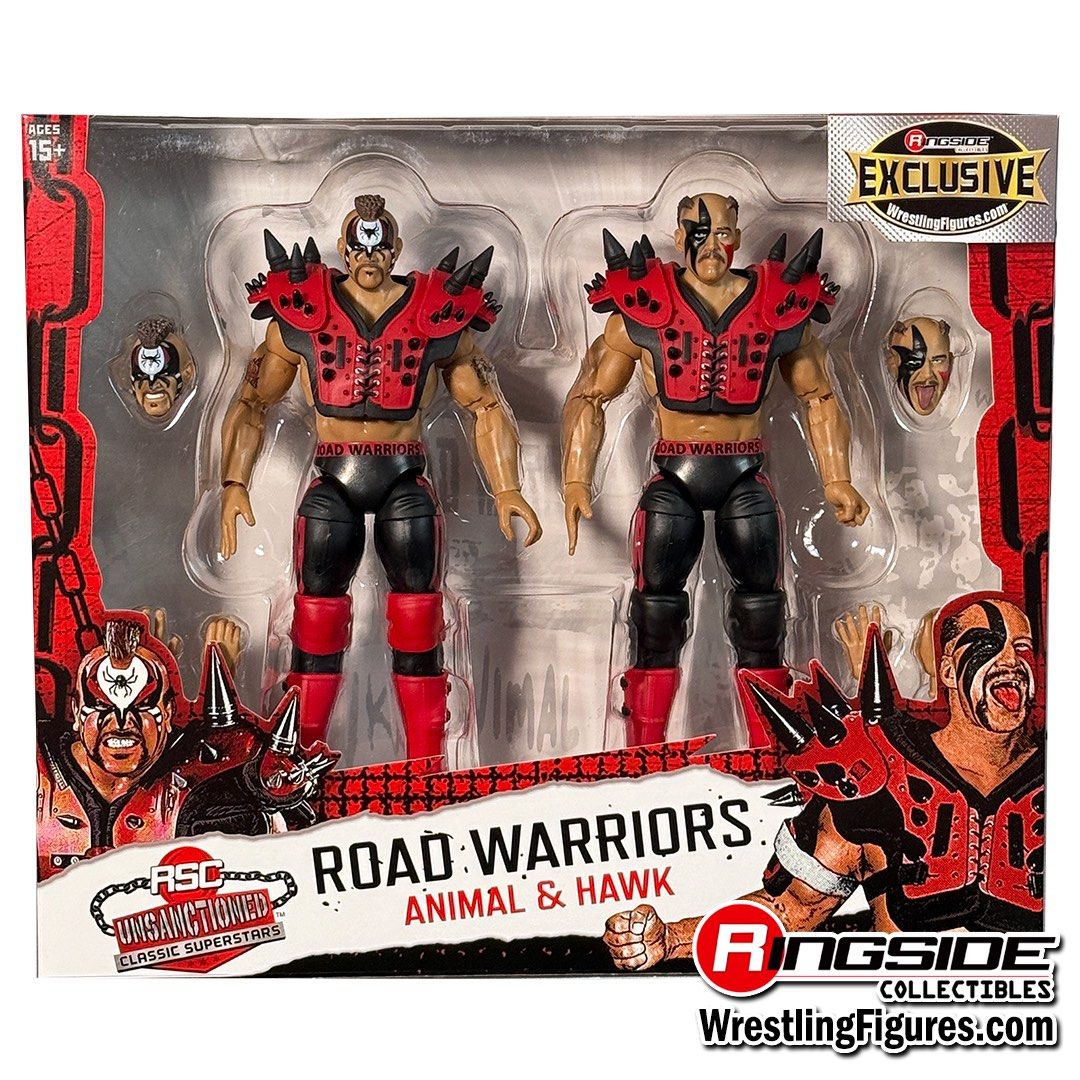 [Ringside Exclusive RSC] - WWE ROAD WARRIORS (RED) LEGION OF DOOM HAWK ...