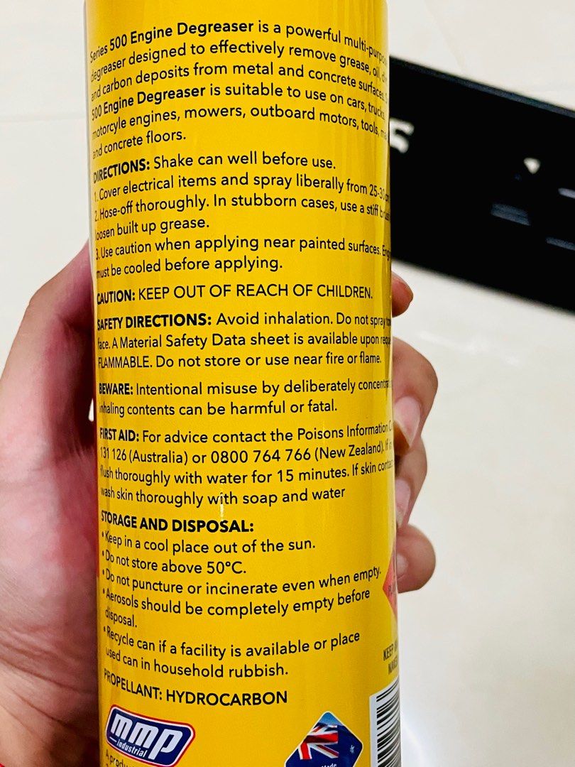 Series 500 Engine Degreaser 400G, Car Accessories, Accessories on Carousell