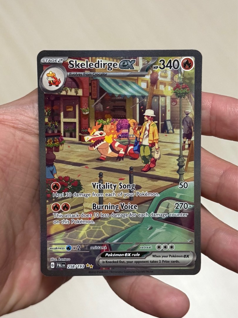 Skeledirge SIR Paldea Evolved Pokemon TCG 258/193, Hobbies & Toys, Toys ...
