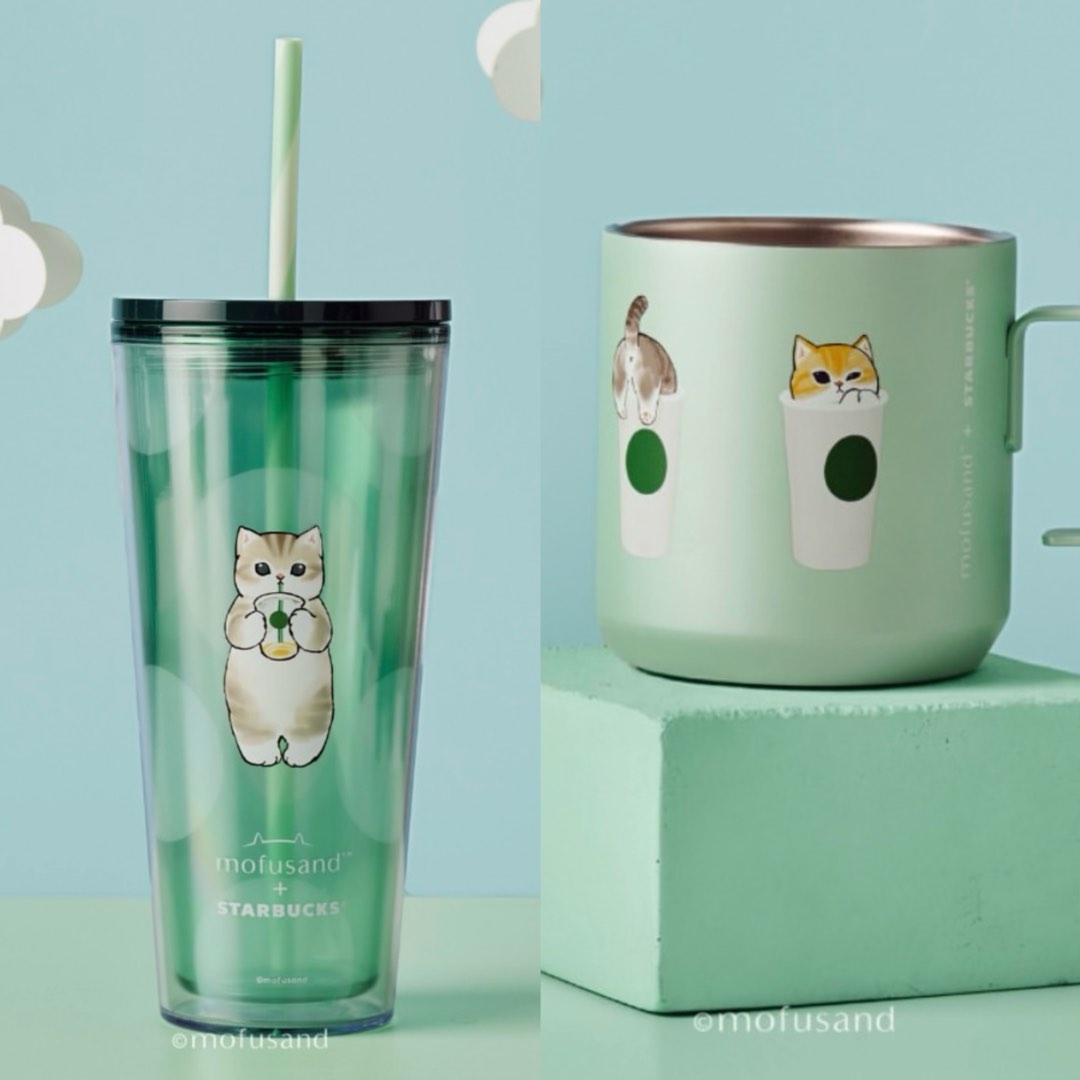 Starbucks Mofusand Cold Cup / Mug, Hobbies & Toys, Memorabilia ...