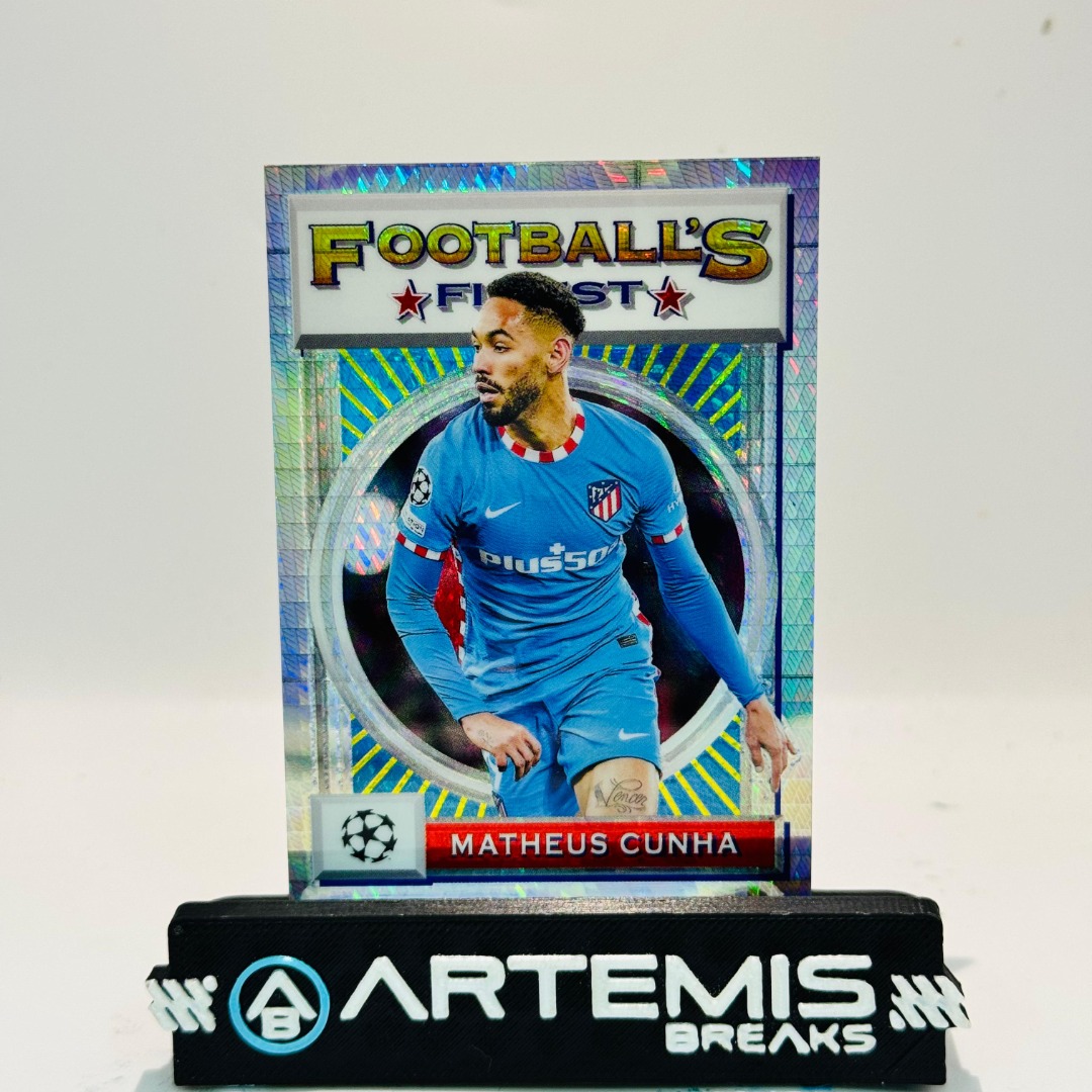 TOPPS FINEST FLASHBACK MATHEUS CUNHA /35, Hobbies & Toys, Toys & Games ...