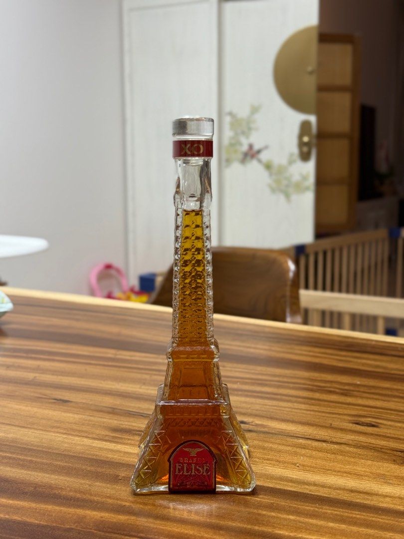 Brandy Elise Eiffel Tower Bottle, Hobbies & Toys, Memorabilia ...