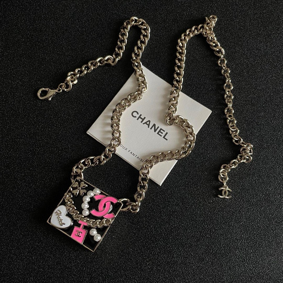 C C CoCo CHANEL Jewels CHANEL Necklace For Woman CC 576 Colors[List ...