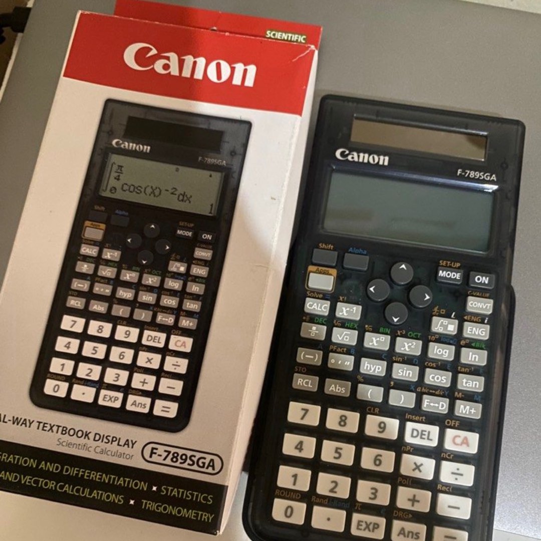 Canon F-789SGA PRC Approved Calculator, Hobbies & Toys, Stationary ...