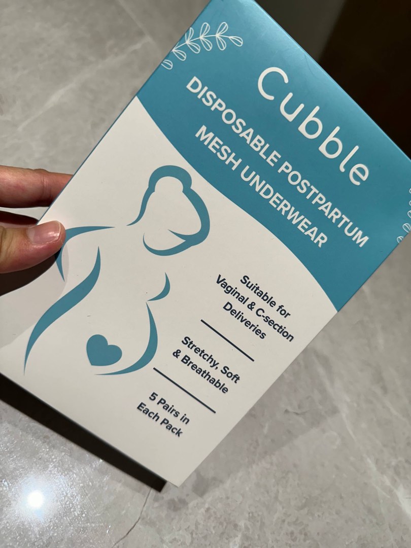 Cubble Disposable Postpartum Mesh Underwear & Peri Bottle, Babies & Kids, Maternity Care on ...