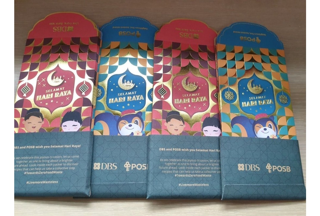 4pcs / DBS POSB Selamat Hari Raya Ang Pao Packets, Hobbies & Toys, Occasions & Party Supplies on ...