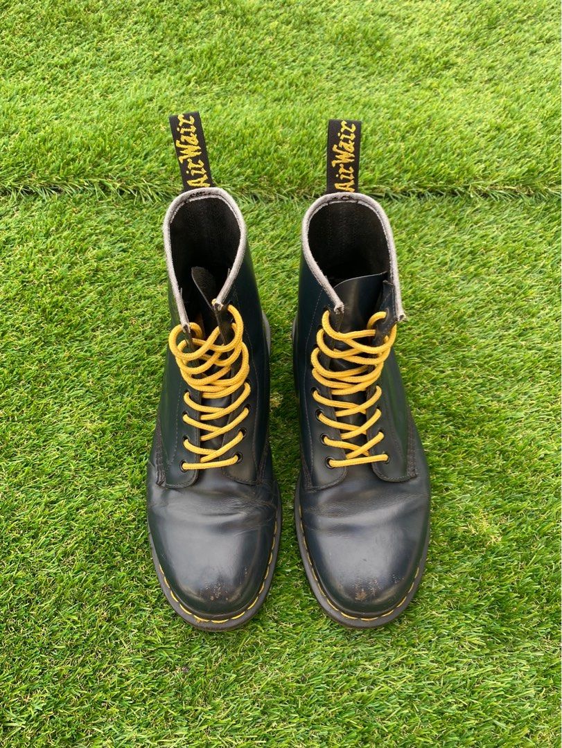 Dr. Martens 1460 Boots Navy Leather (MIV) not Timberland Sperry Hawkins ...