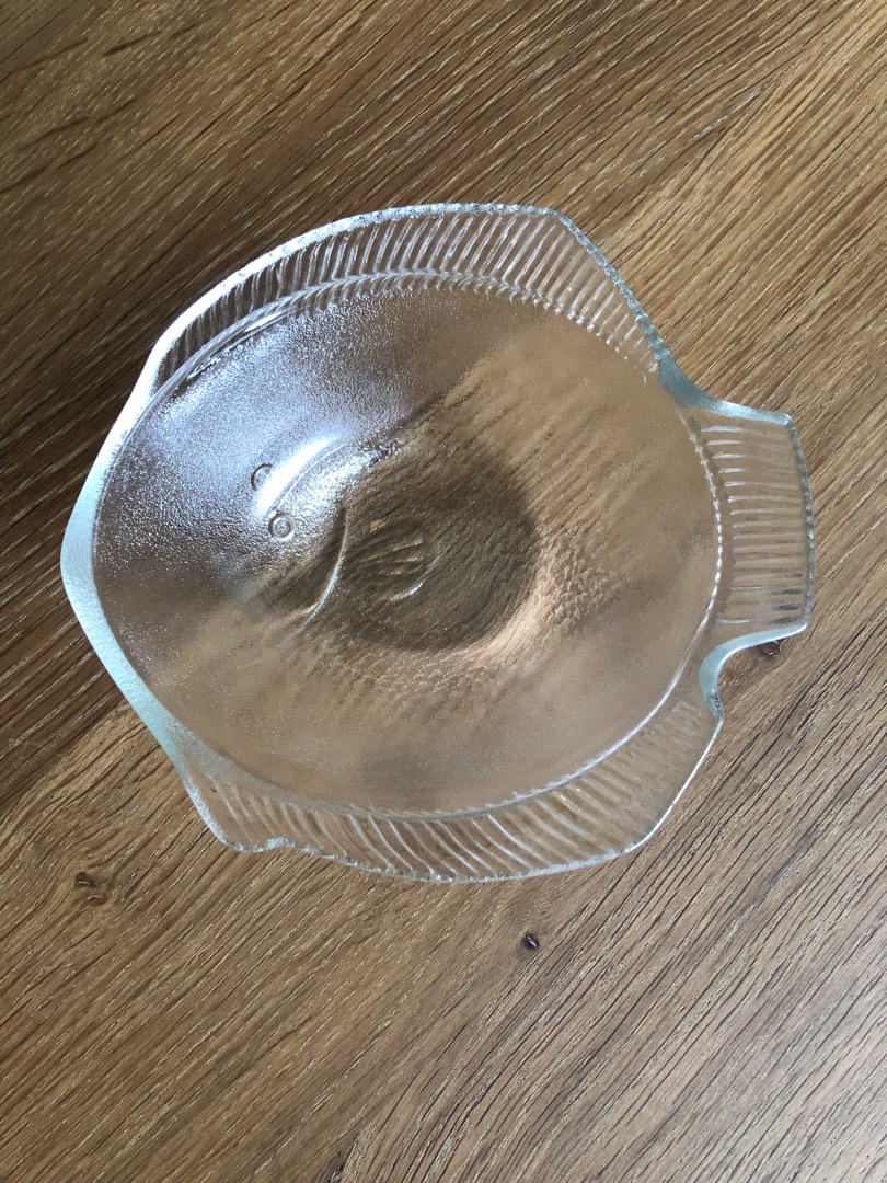 Fish-Shaped Glass Bowl, Furniture & Home Living, Kitchenware ...