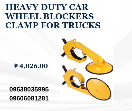 HEAVY DUTY CAR WHEEL BLOCKERS CLAMP FOR TRUCKS, Everything Else, Others ...