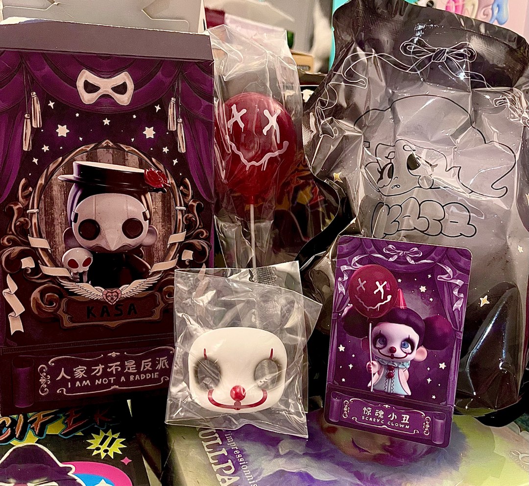 Kasa-I Am Not A Baddie Scary Clown Figure, Hobbies & Toys, Toys & Games ...