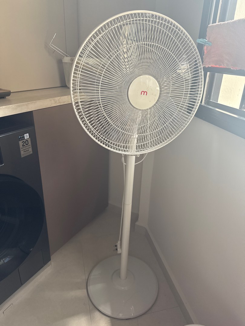 M Standing Fan - White, Furniture & Home Living, Lighting & Fans, Fans ...
