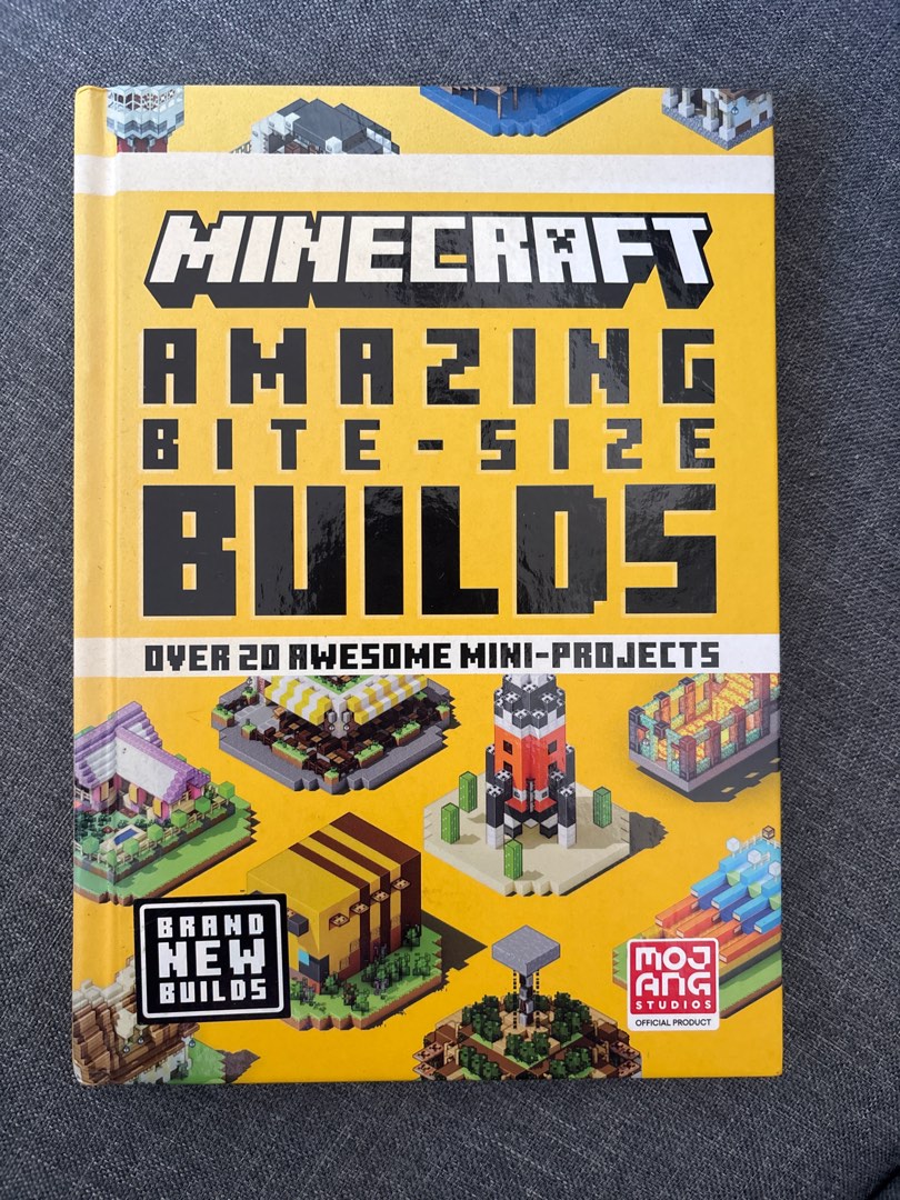 Minecraft Amazing Bite-Size Builds Book, Hobbies & Toys, Books ...