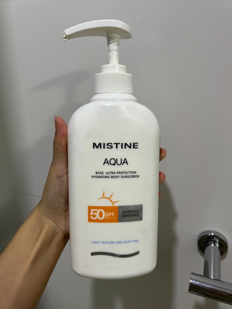 Mistine Aqua Body Sunscreen SPF 50, Beauty & Personal Care, Face, Face ...