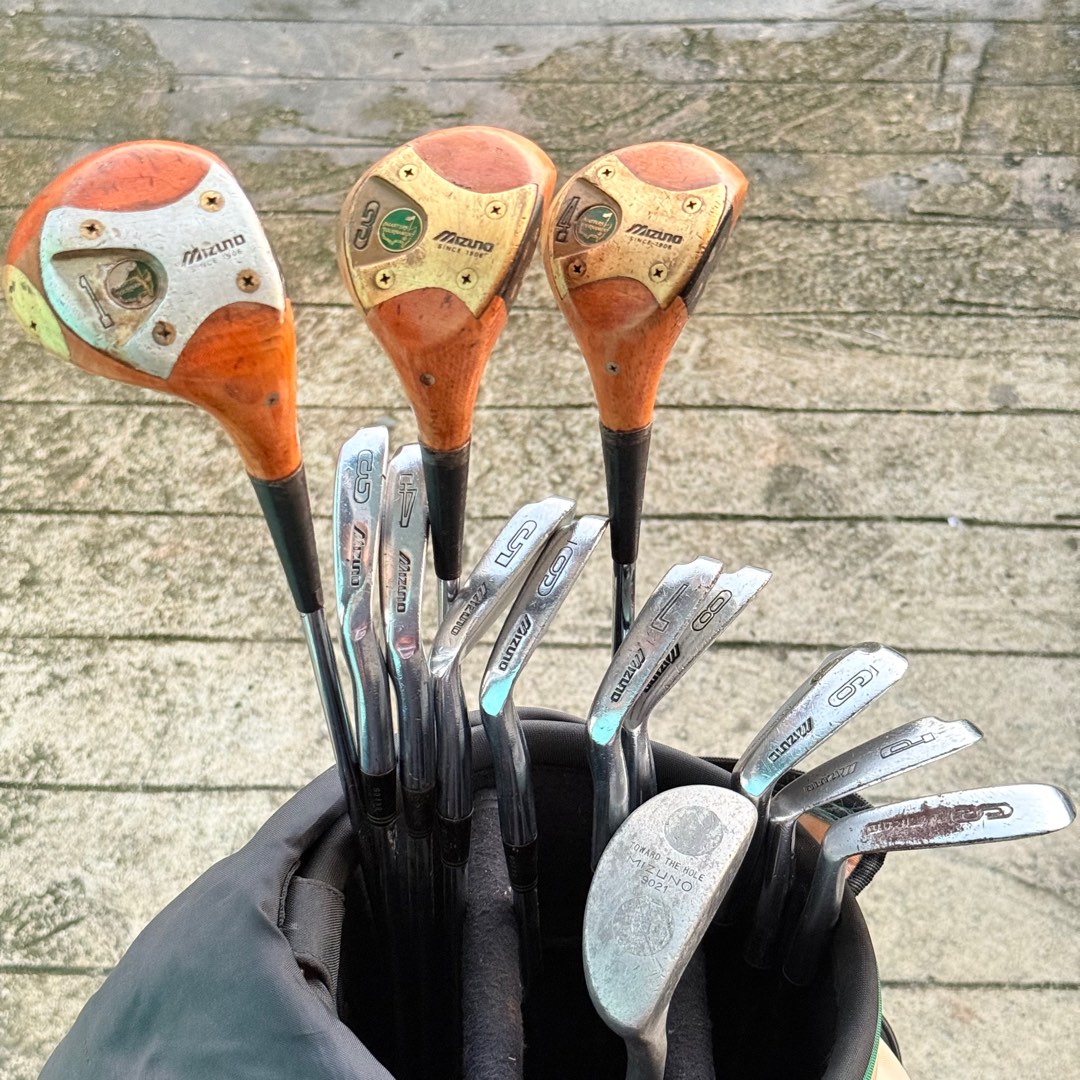 MIZUNO MASTERS TOURNAMENT Golf Set Vintage Limited Edition Production ...