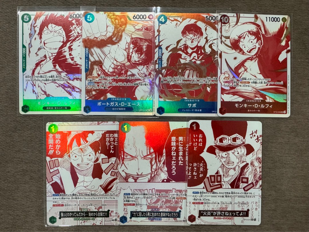 OP TCG Promo Cards from 3rd Anniversary Treasure Campaign, Hobbies ...
