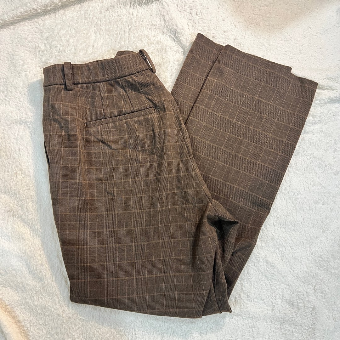 [PRELOVED] Brown slacks from Uniqlo, Women's Fashion, Bottoms, Other ...