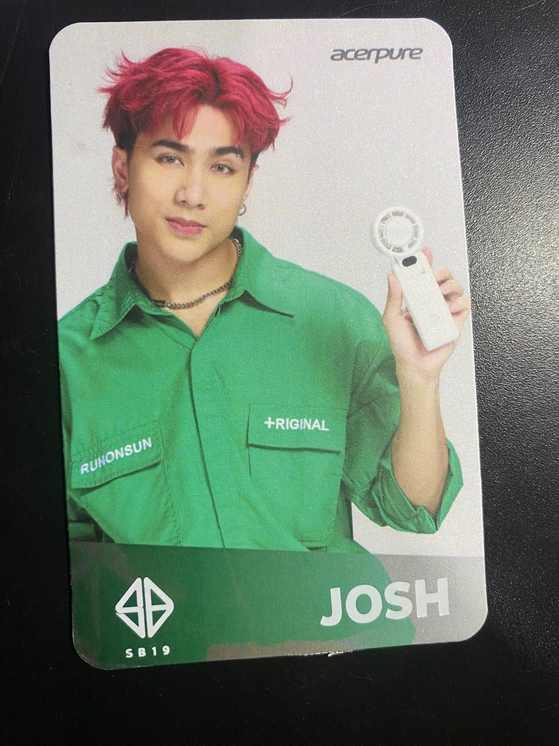 SB19 JOSH Limited Edition Mintyladores Photocard, Hobbies & Toys ...