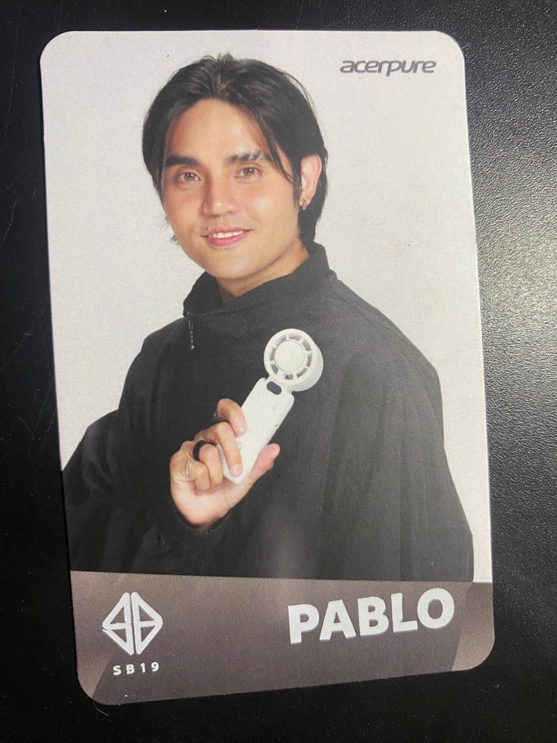 SB19 PABLO Limited Edition Mintyladores Photocard, Hobbies & Toys ...