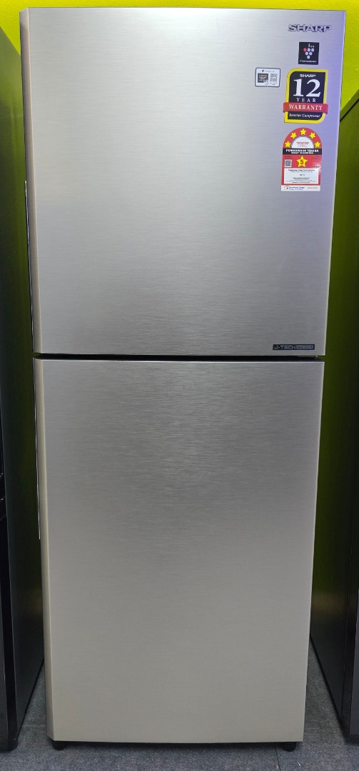 Sharp 2 Door Fridge J-Tech Inverter 380L SJ3822MSS PID:345, TV & Home ...