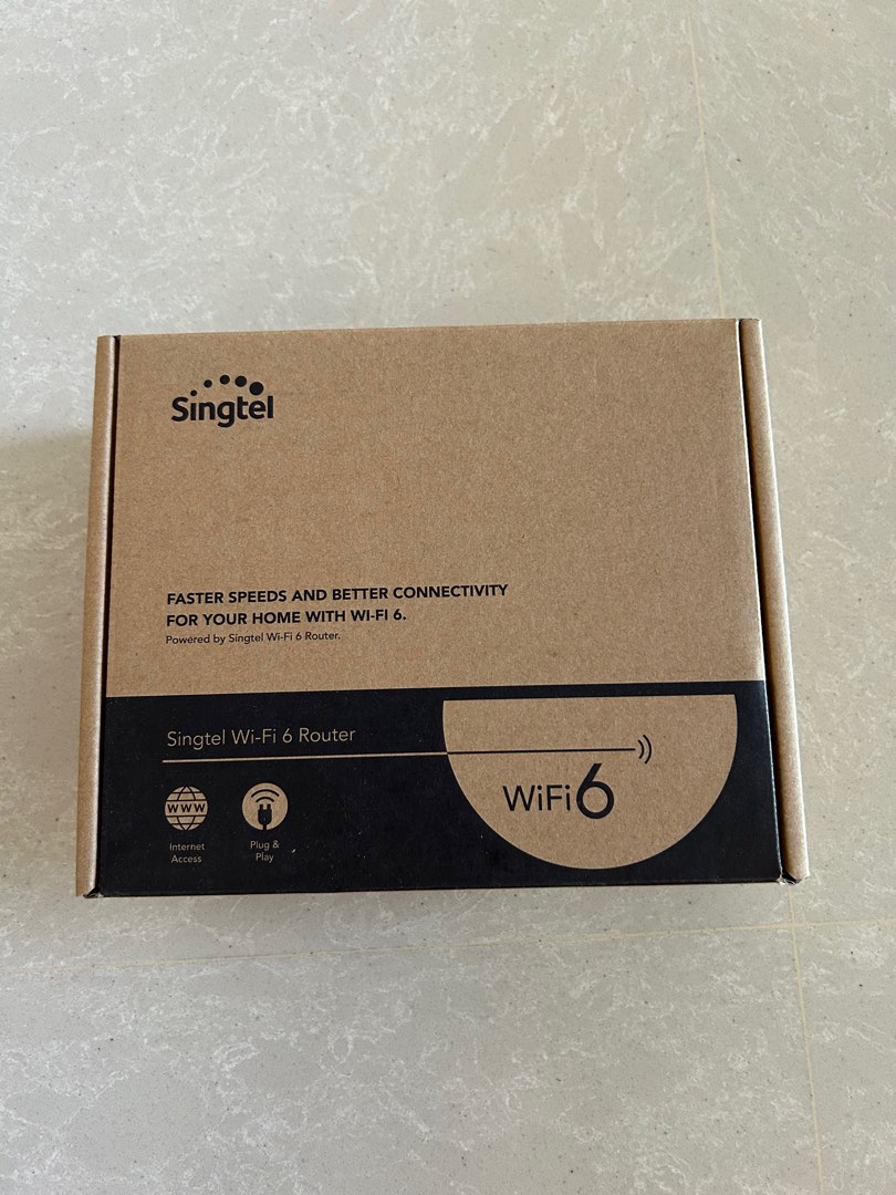 Singtel Wi-Fi 6 Router (WG660242-ST), Computers & Tech, Parts ...