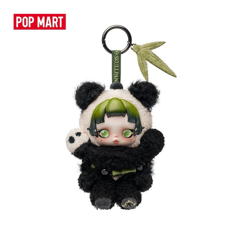 Skull panda POP MART SKULLPANDA Lazy Panda Plush Doll Pendant Popmart ...