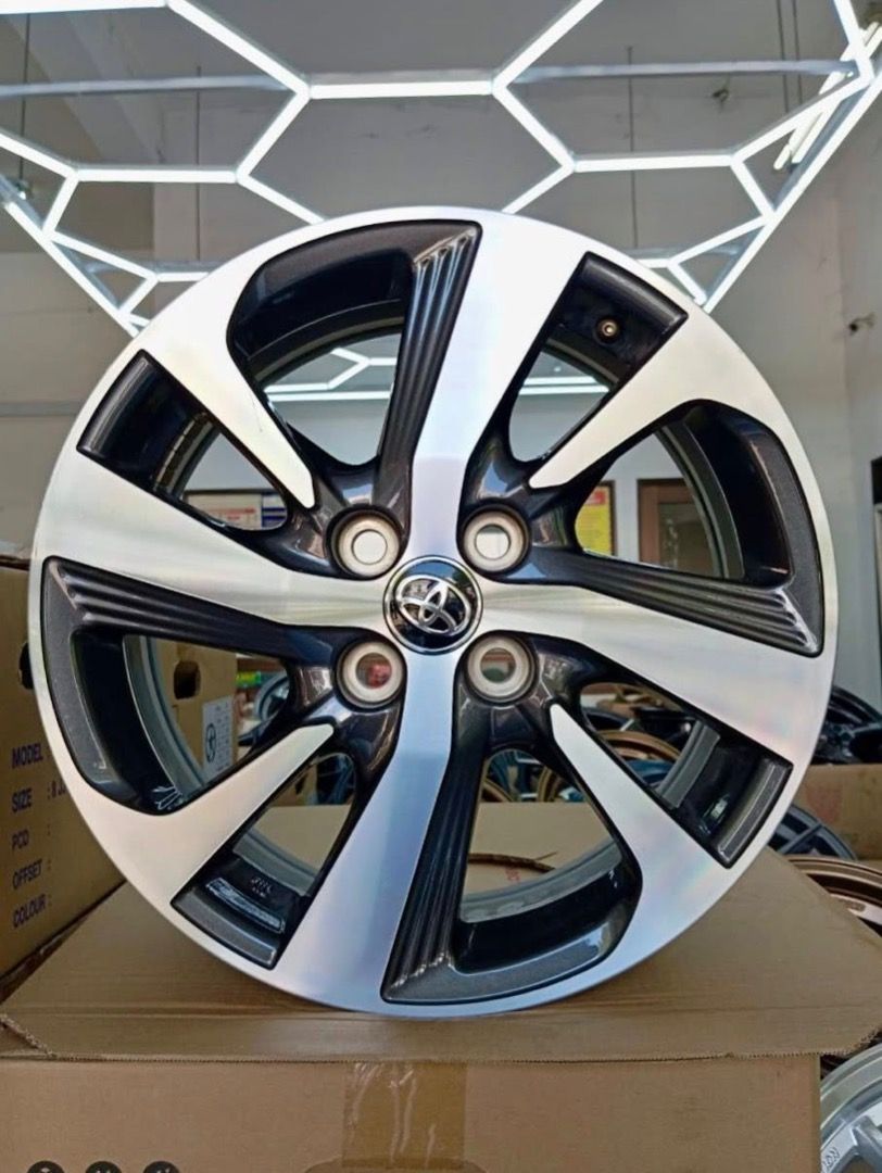 SPORT Rim TOYOTA ORI JAPAN 16" VIOS YARIS CITY JAZZ MYVI ALZA SAGA ...