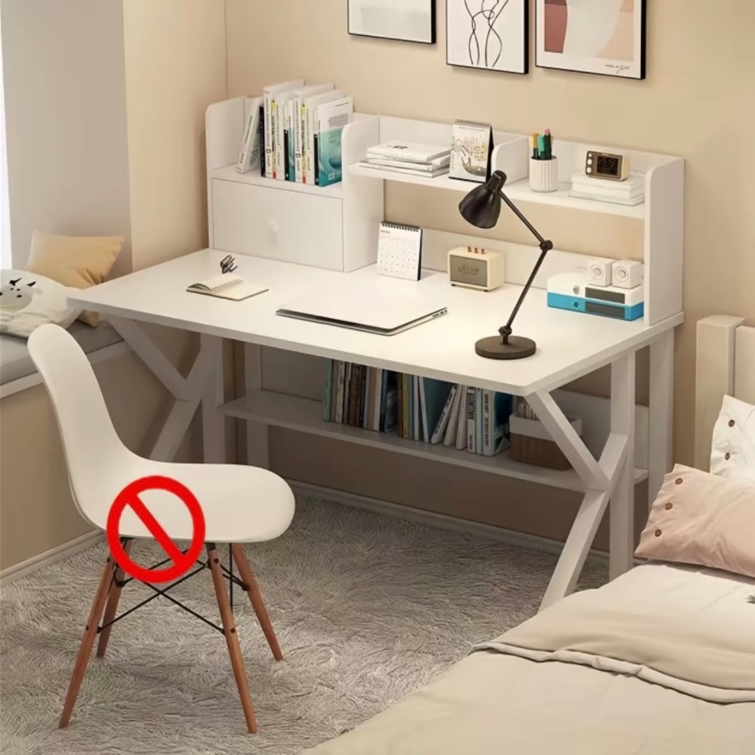 Study Table Bookshelf Storage | Minimalist Student Desk Table | Compact ...