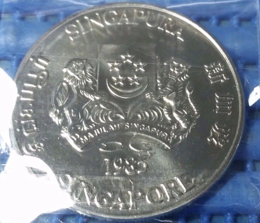 1985 Singapore Lunar OX $10 Cupro-Nickel Coin, Hobbies & Toys ...
