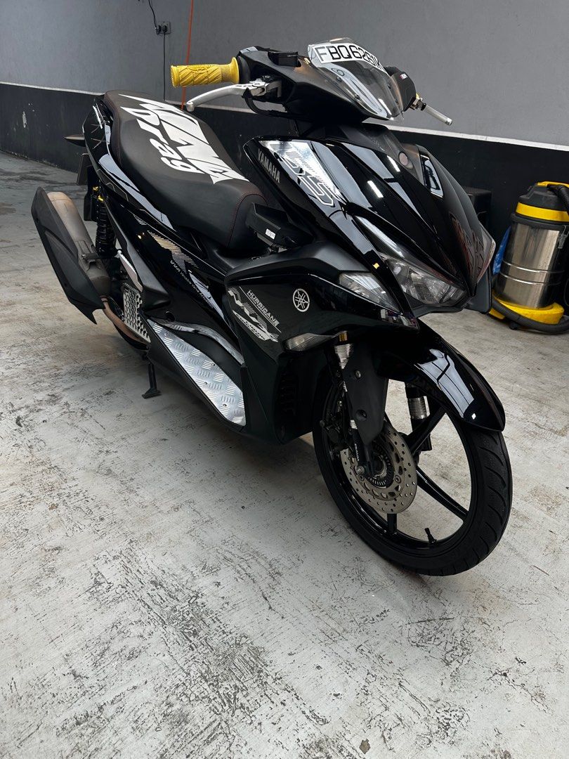 Aerox V1 Nov 2029 Keyless ABS, Motorcycles, Motorcycles for Sale, Class 2B on Carousell