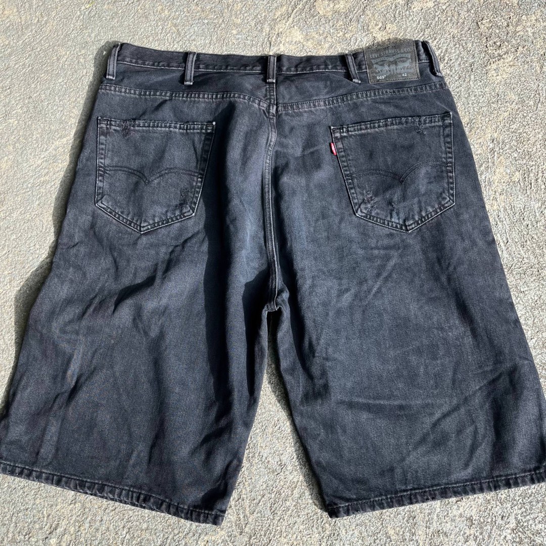 Authentic Levis Jorts 569 dark, Men's Fashion, Bottoms, Shorts on Carousell
