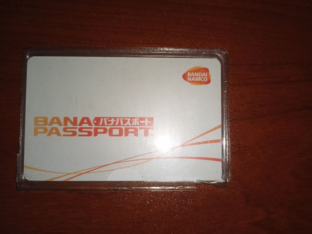 Bandai Namco Passport Banapassport Japanese White Card With Data For ...