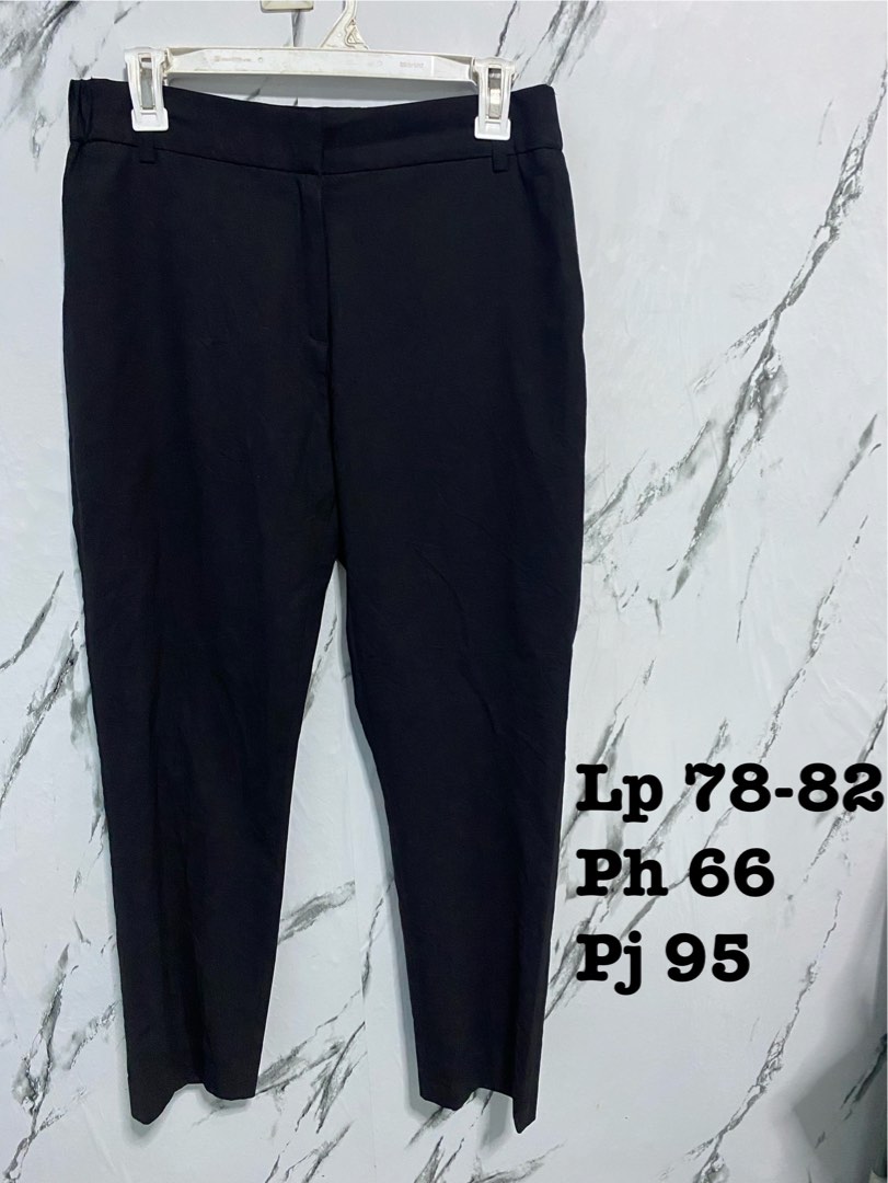 Celana Formal Standar Kerja, Fesyen Wanita, Pakaian Wanita, Bawahan di ...