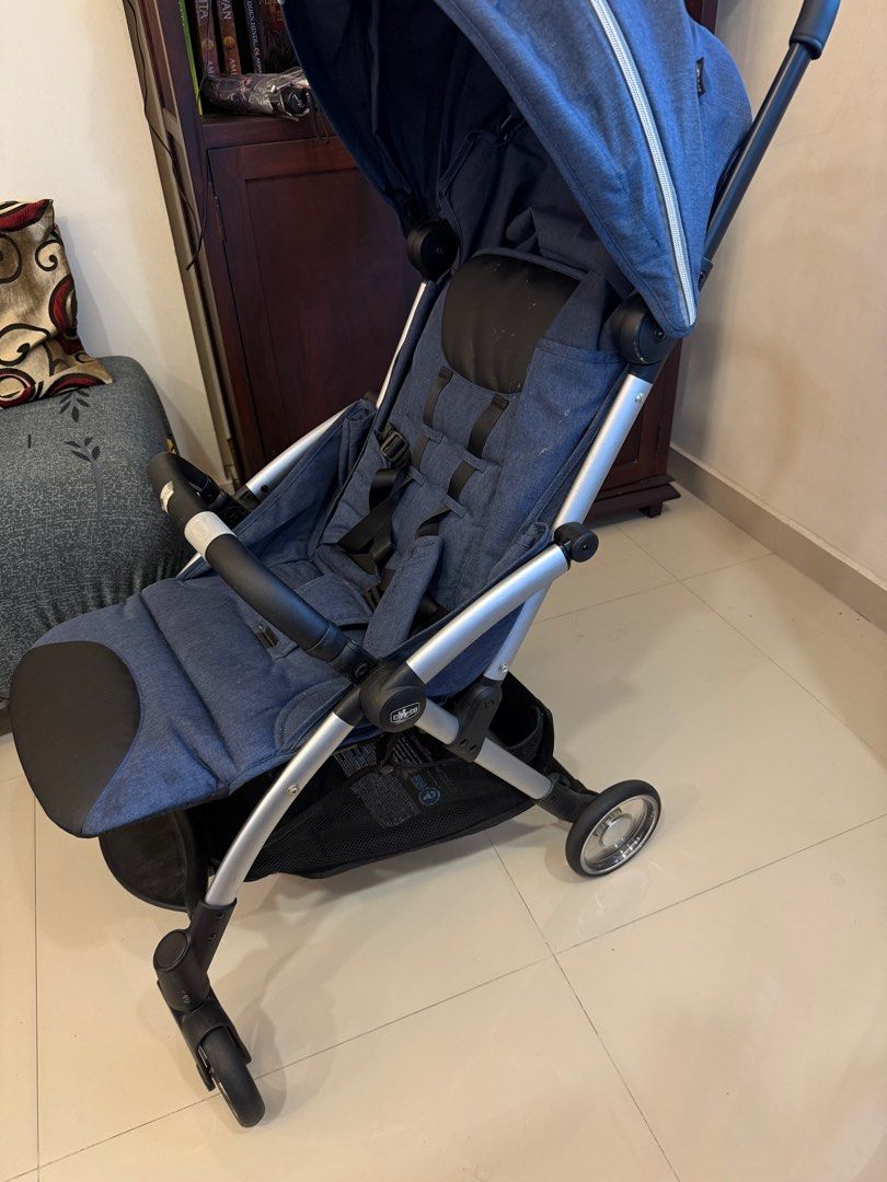 Chicco Stroller - Blue, Babies & Kids, Going Out, Strollers on Carousell