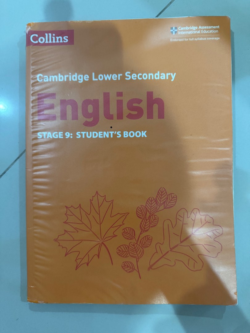 Collins Cambridge Lower Secondary English Stage 9 Students Book ...