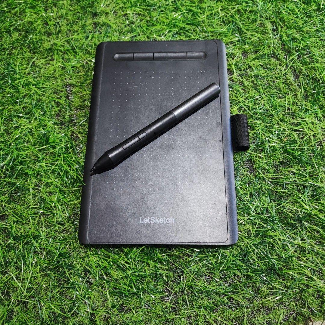Drawing Tab LetSketch WP9622N Second Hidup Normal Siap Pakai, Elektronik, Bagian Komputer ...