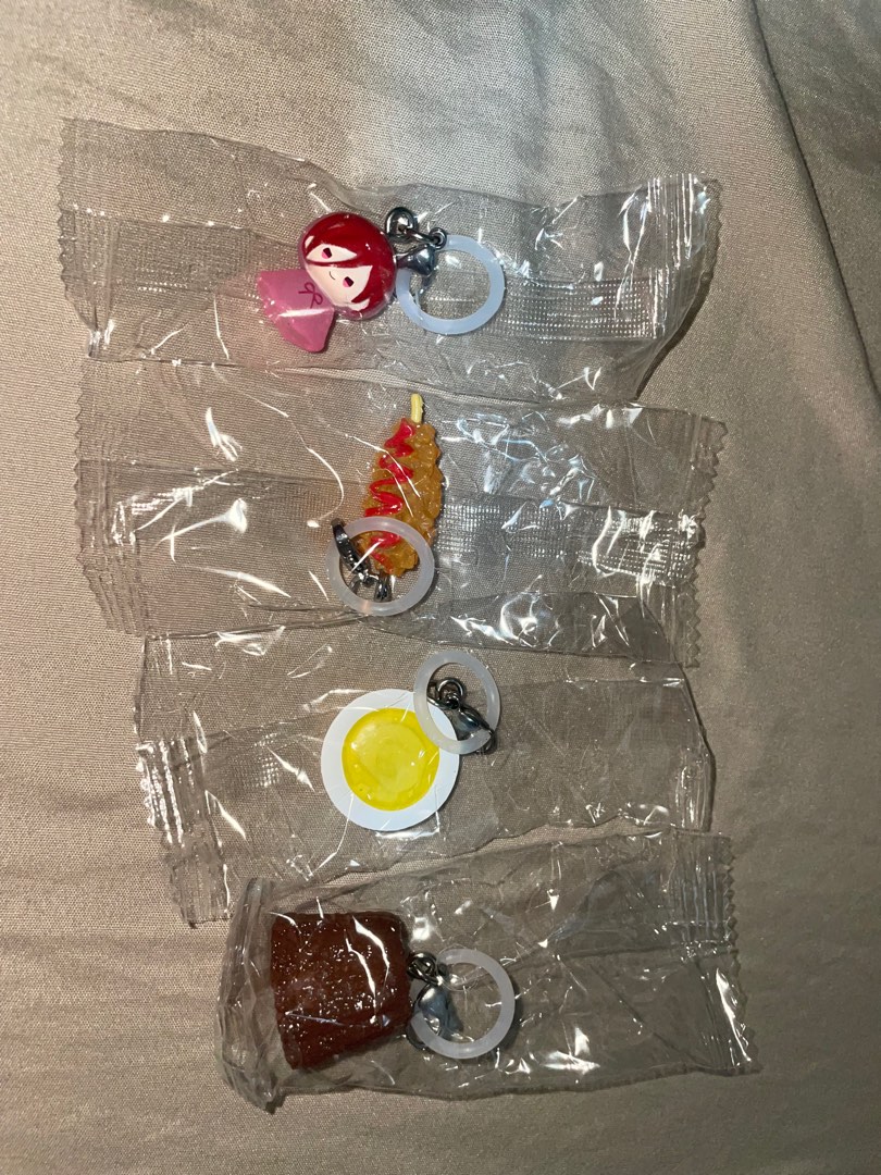 Gacha food keychain and bluelock chigiri, Hobbies & Toys, Toys & Games ...