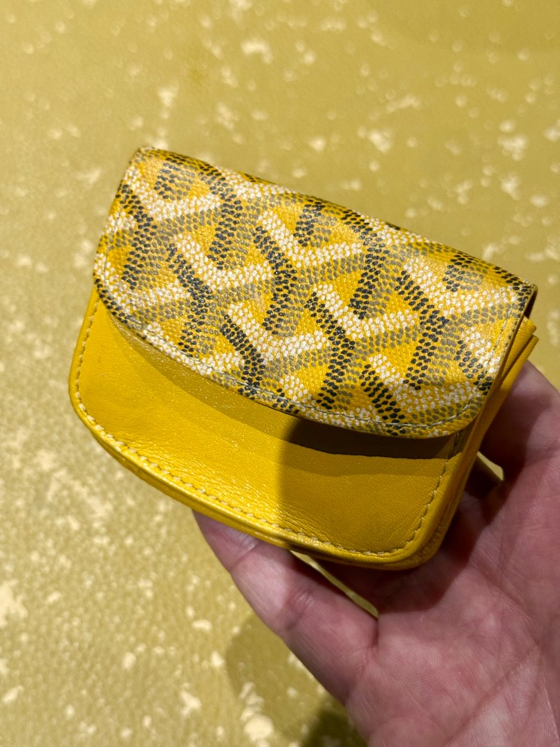 Goyard Yellow Card Holder Wallet - Free tracked postal, Luxury, Bags ...