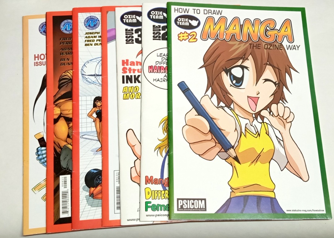 How to Draw Manga Series (Take-all 7 pcs), Hobbies & Toys, Books ...