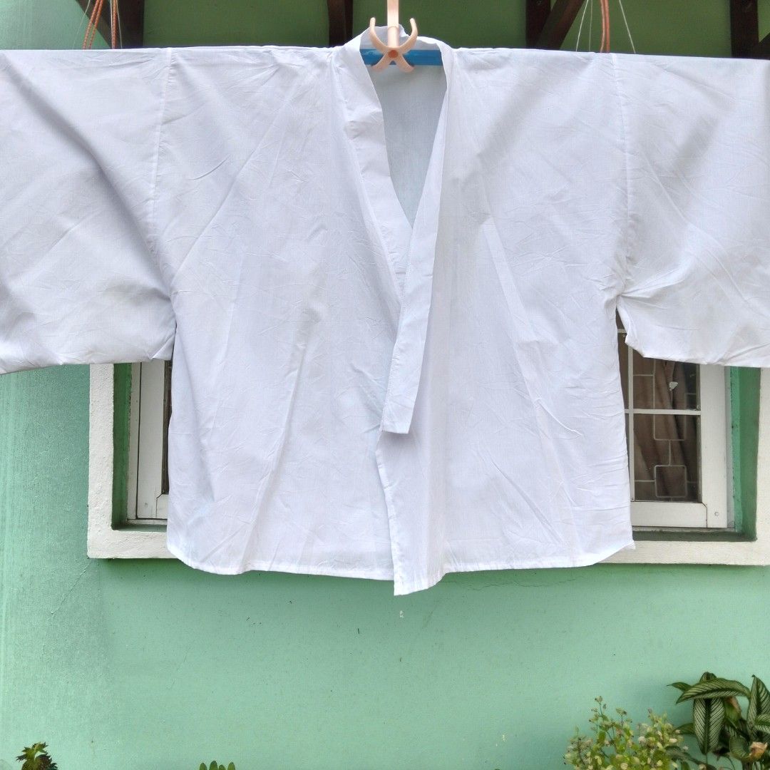 Kimono Men Juban White, Men's Fashion, Coats, Jackets and Outerwear on ...