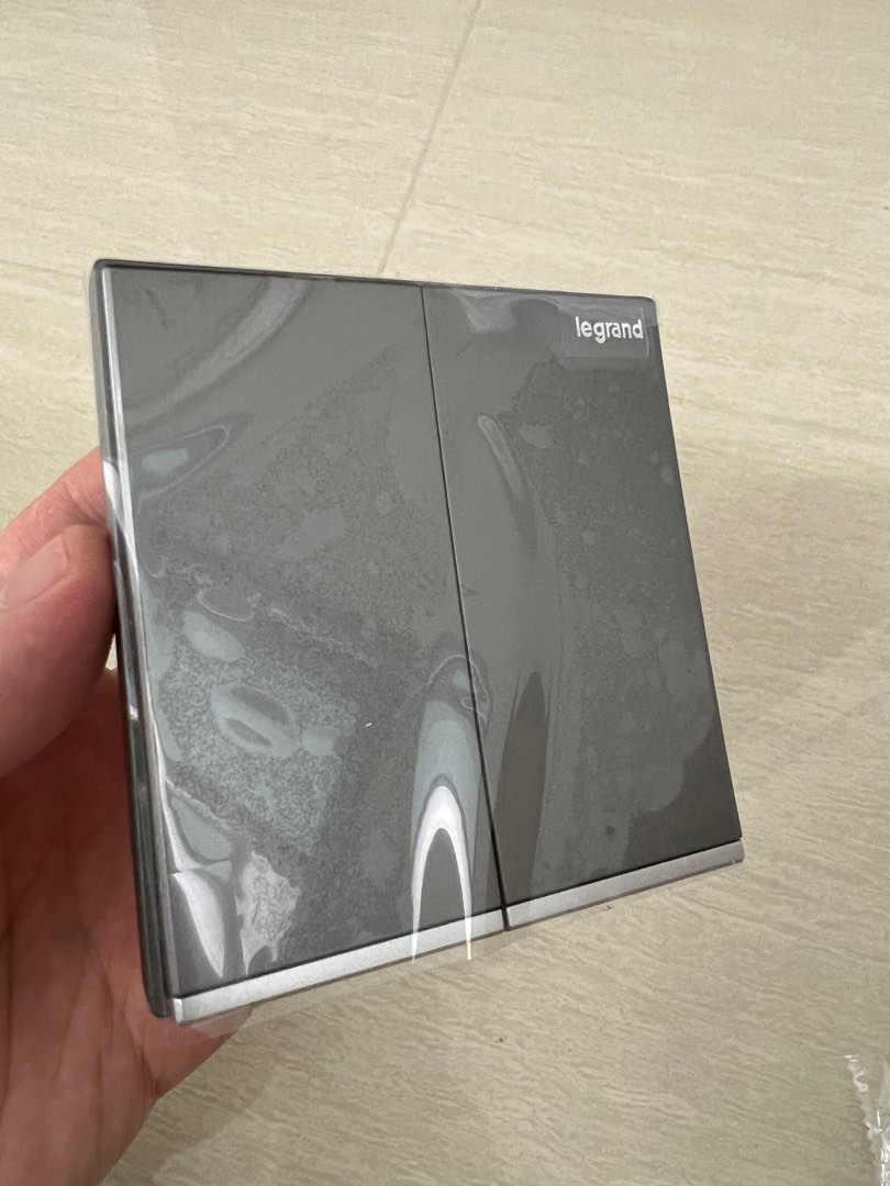 Legrand Galion 2G 1-Way Switch - Dark Silver, TV & Home Appliances ...