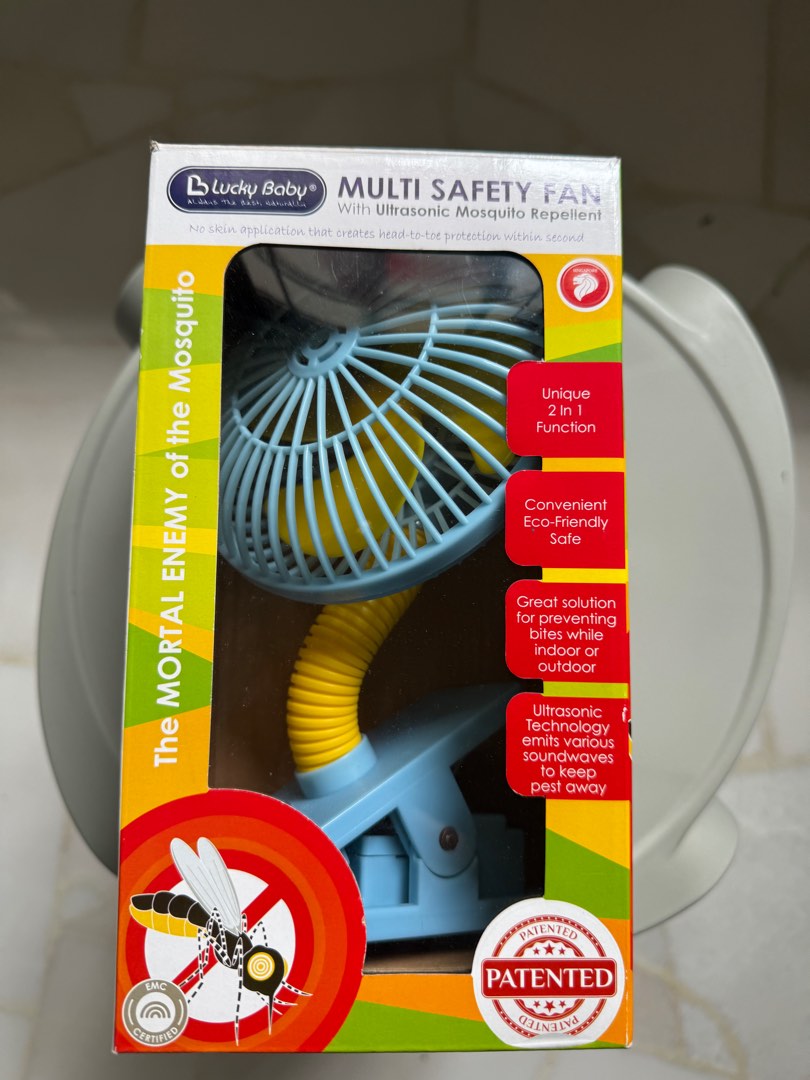 Lucky Baby Multi Safety Fan with Mosquito Repellent, Babies & Kids ...