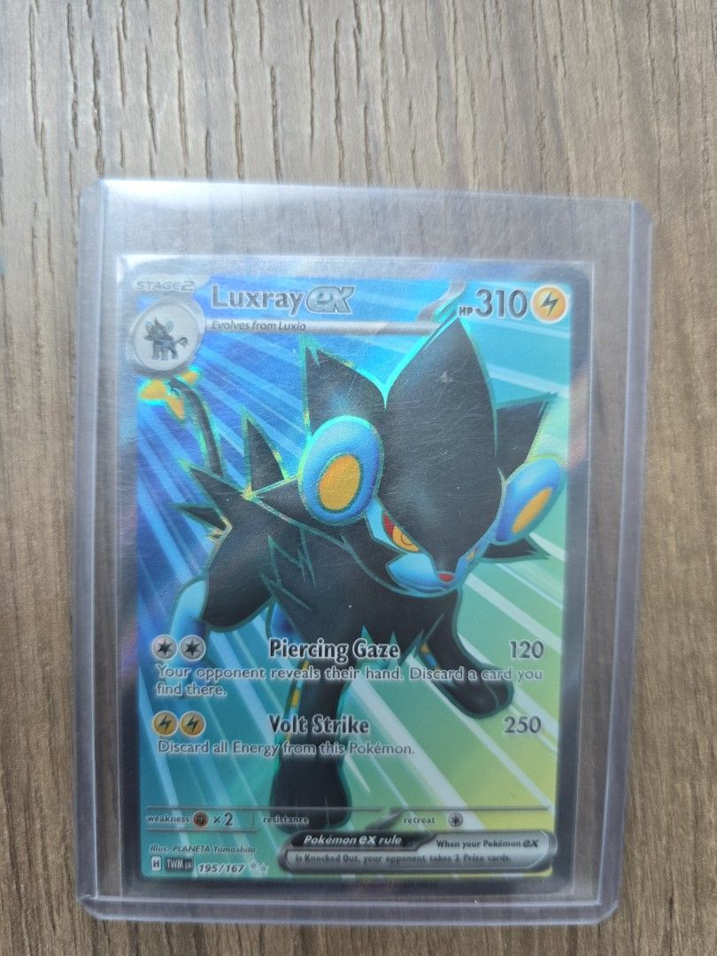 Luxray ex Pokemon Card, Hobbies & Toys, Toys & Games on Carousell