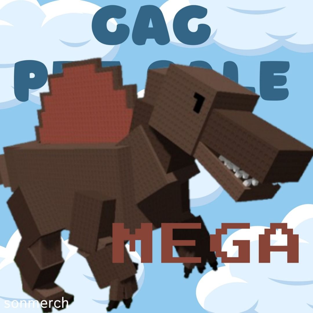 MEGA Spinosaurus Good Size Roblox Grow a Garden GAG, Video Gaming ...